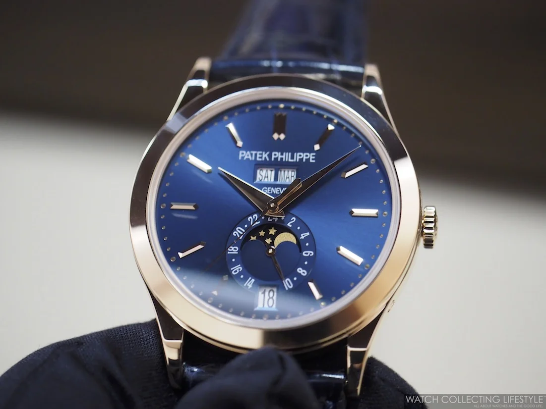 Patek Philippe ref. 5396R-015 with Blue Dial and Baguette Diamond ...