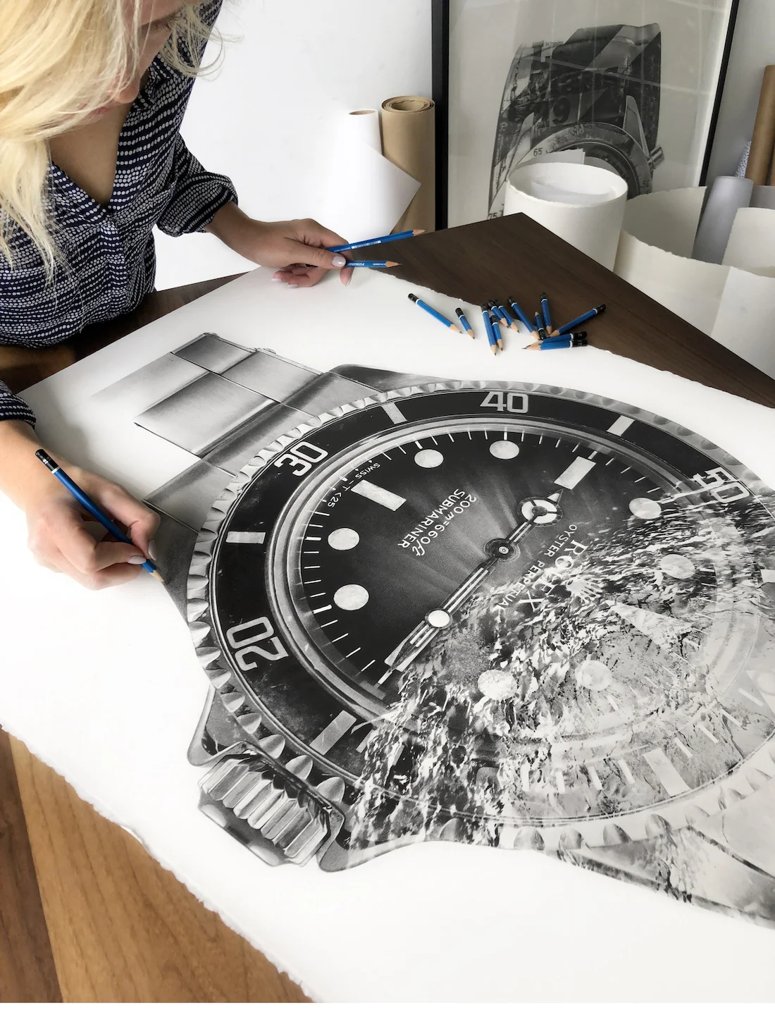 Experience: Watch Art Pencil Drawings by Julie Kraulis. An Incredible ...