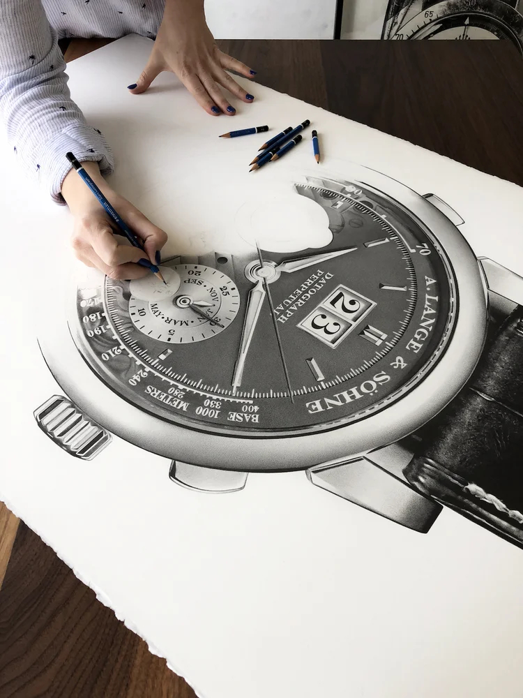 Experience: Watch Art Pencil Drawings by Julie Kraulis. An Incredible ...