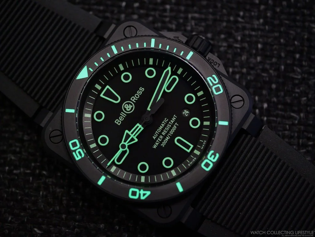Introducing: Bell & Ross BR-03 Diver Lum Outline Limited Edition. Hands ...