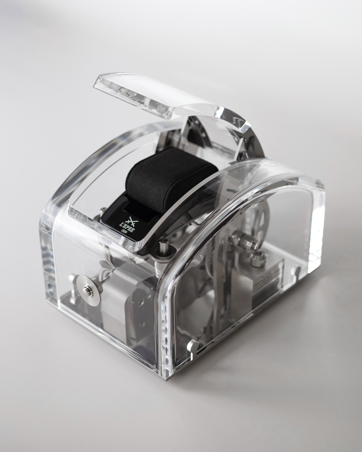 Introducing: L’Epée 1839 Transparent Watch Box. A Ten Thousand Dollar One-Watch Acrylic ...