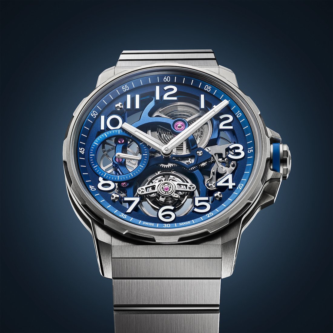 Introducing: Angelus Flying Tourbillon Titanium Blue. A 25-piece ...