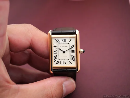 W&W 2025: Cartier Tank Louis Cartier Automatic Watch (Live Photos ...