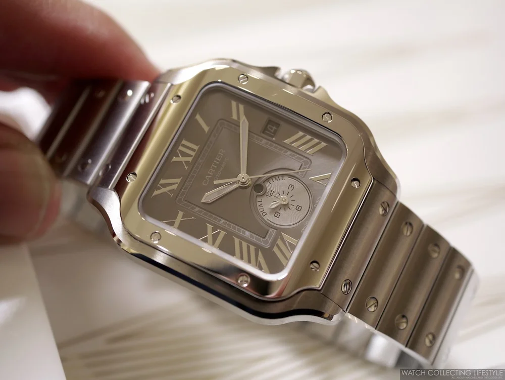 Insider: Santos de Cartier Dual Time. One of the Best Looking Santos ...