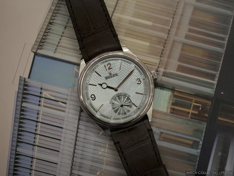 W&W 2024: Rolex Perpetual 1908 Platinum Ice Blue Guilloché Dial — WATCH ...