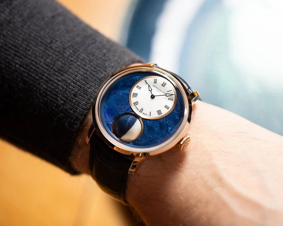 Introducing: Arnold & Son Luna Magna Red Gold Meteorite — WATCH ...