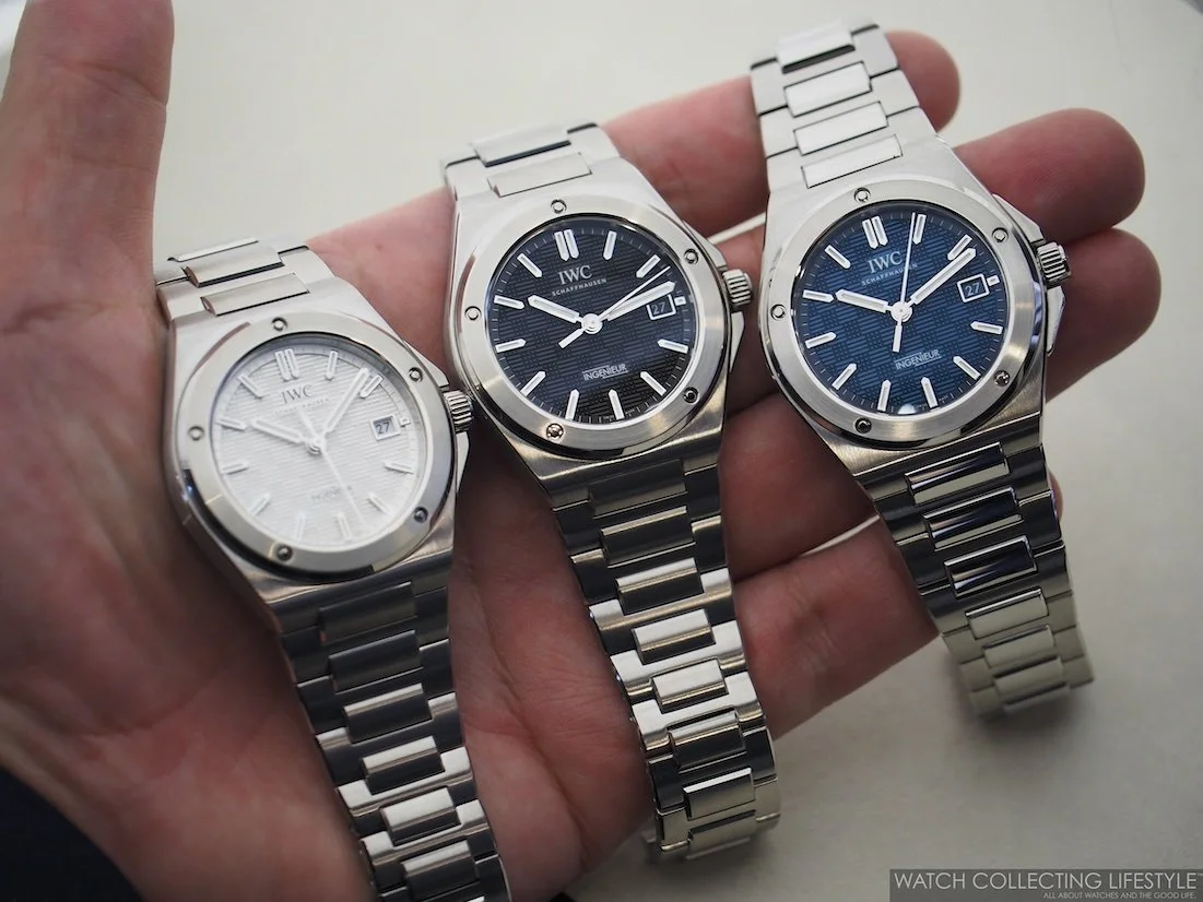 W&W 2023: IWC Ingenieur Automatic 40. An Icon is Back with Three Dials ...