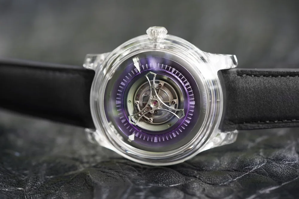 Introducing: ArtyA Purity Wavy Central Tourbillon Purple 40. Equipped ...
