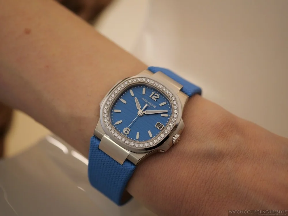 W&W 2025: Patek Philippe Ladies Nautilus 7010G and 7010/1G Azure Blue ...