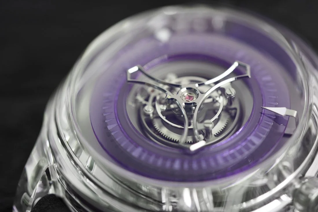 Introducing: ArtyA Purity Wavy Central Tourbillon Purple 40. Equipped ...