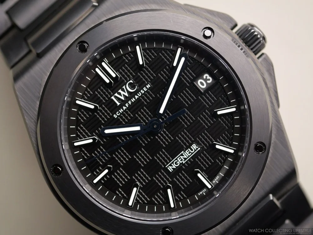 W&W 2025: IWC Ingenieur Automatic 42 Black Ceramic (Live Photos ...
