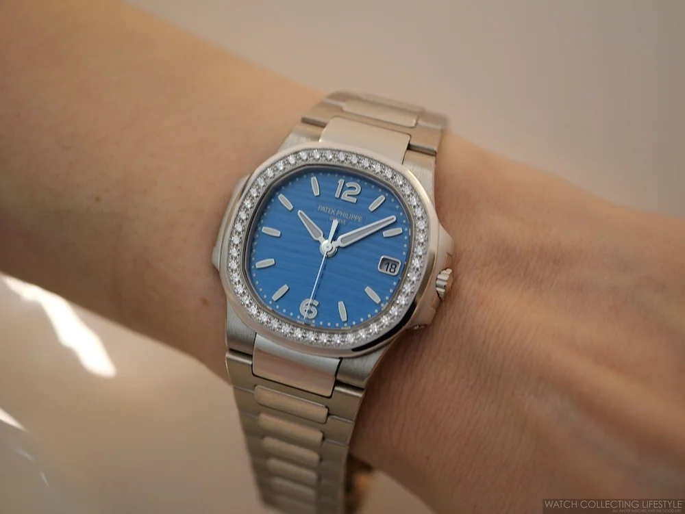 W&W 2025: Patek Philippe Ladies Nautilus 7010G and 7010/1G Azure Blue ...