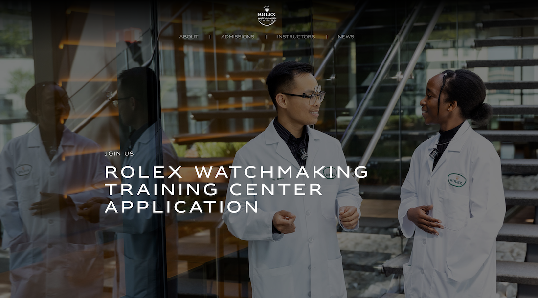News: The Rolex Watchmaking Training Center Accepting Applications for ...