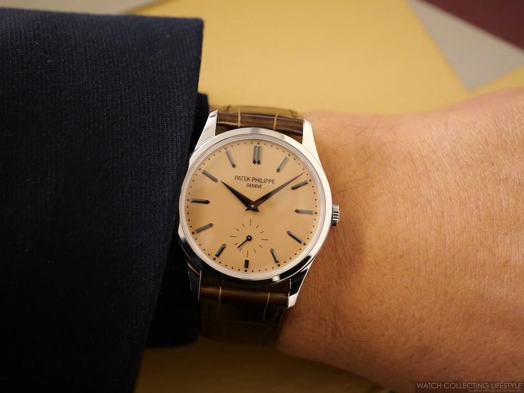 W&W 2025: Patek Philippe Calatrava ref. 6196P Salmon Dial (Live Photos ...