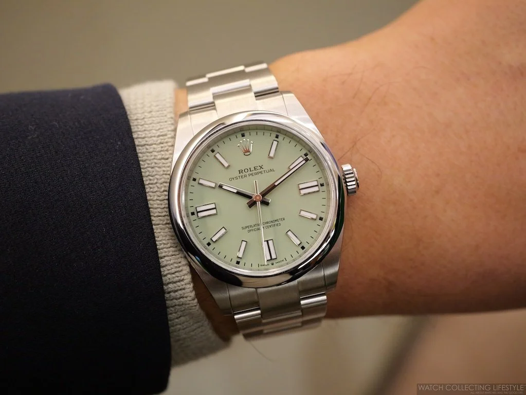 W&W 2025: Rolex Oyster Perpetual in Pistachio, Beige and Lavender (Live ...
