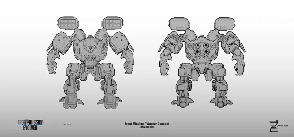 Front Mission Evolved Concept Art
