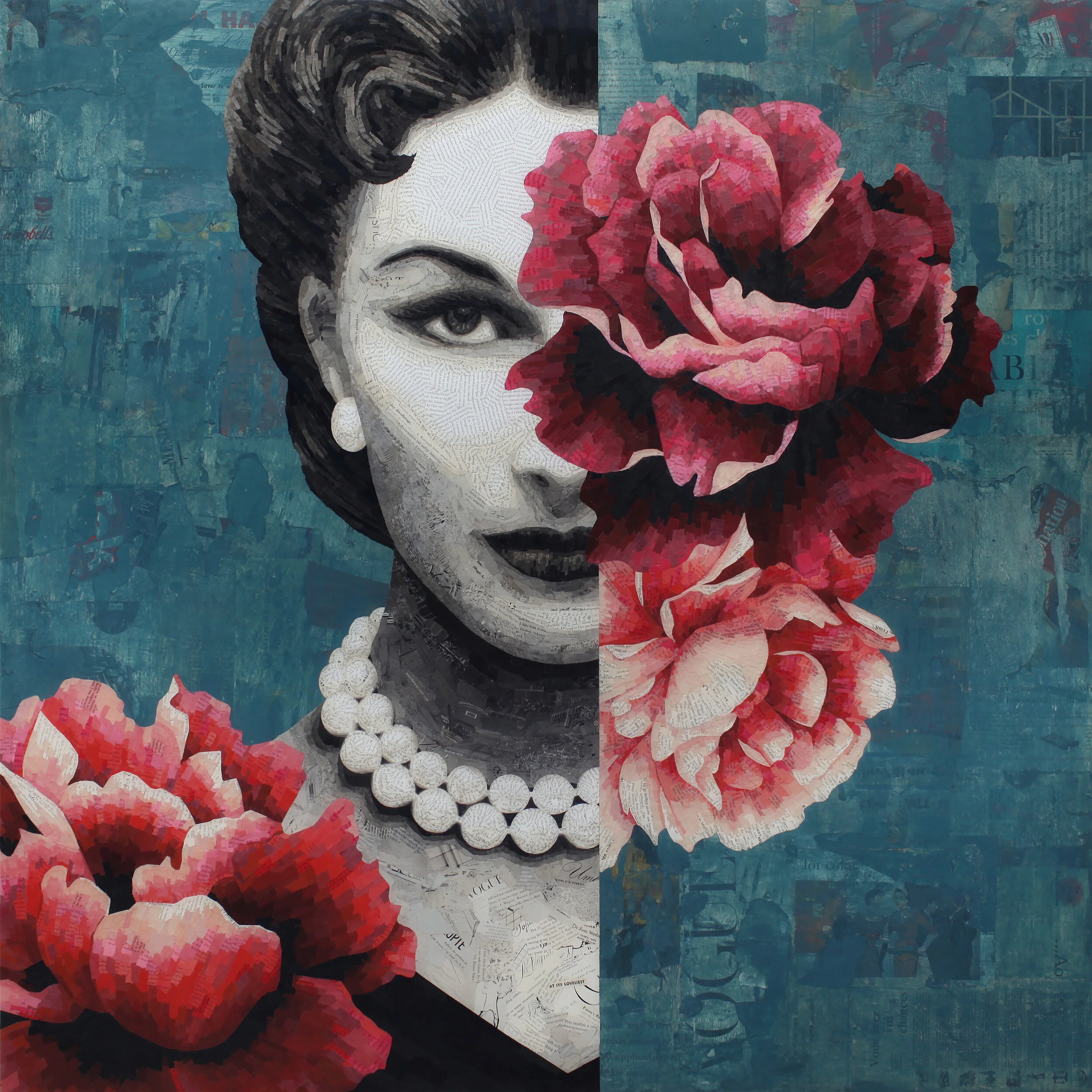 Vintage Fashion Series — JAY KELLY | collage artist