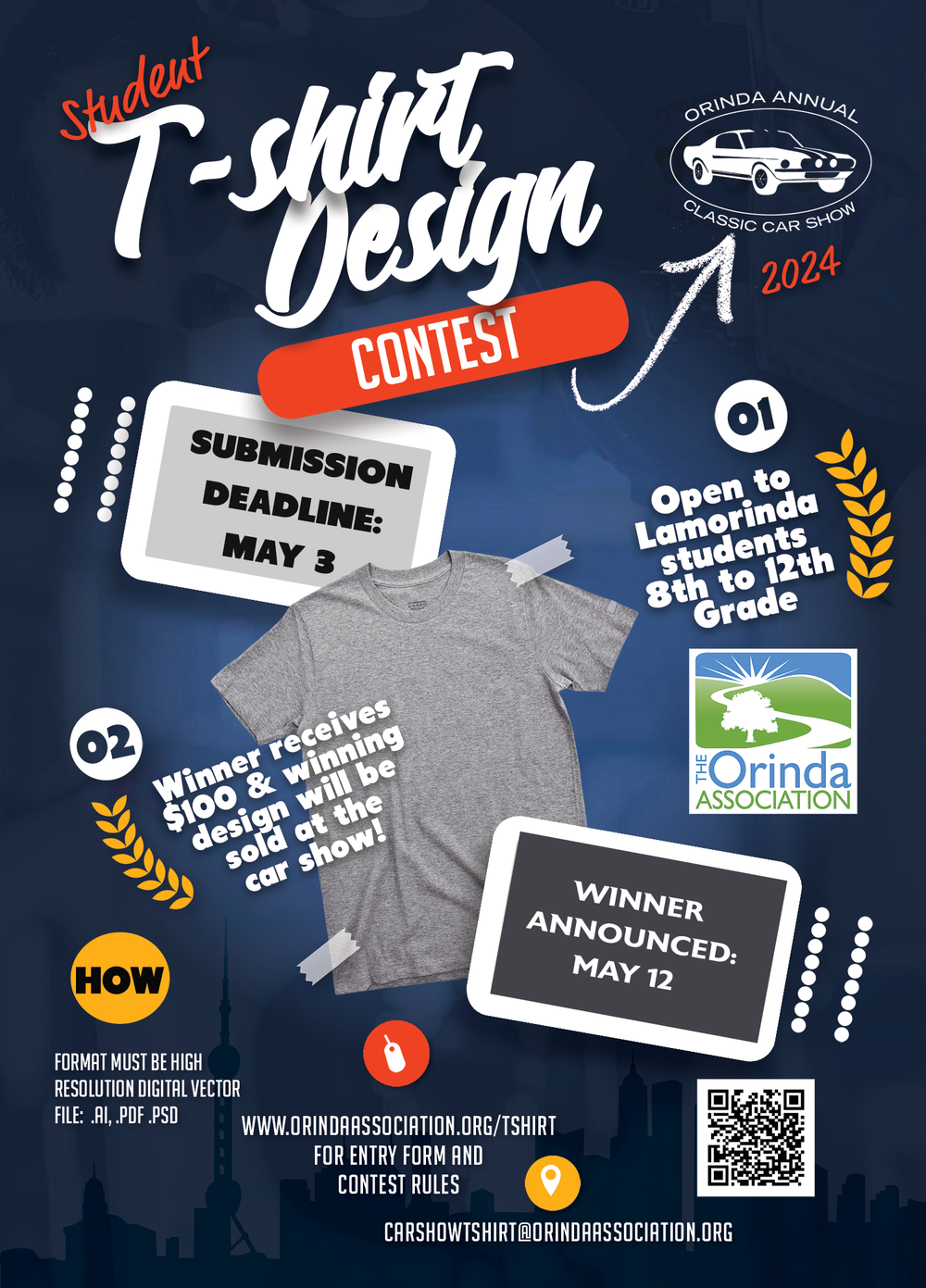Car Show T-shirt Contest — The Orinda Association