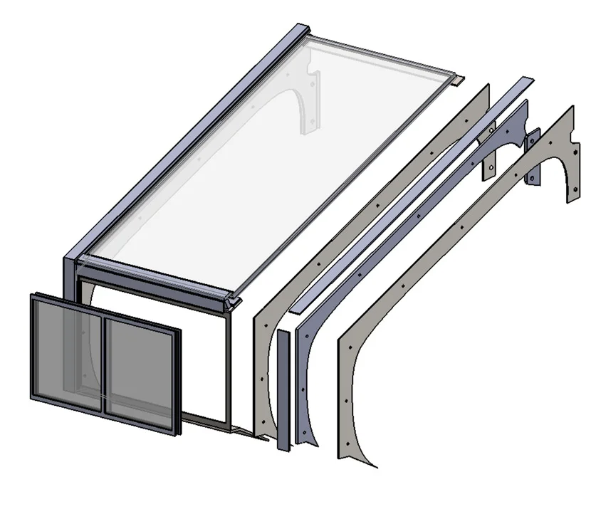 40' Custom Skylight — Punchclock Metalworks