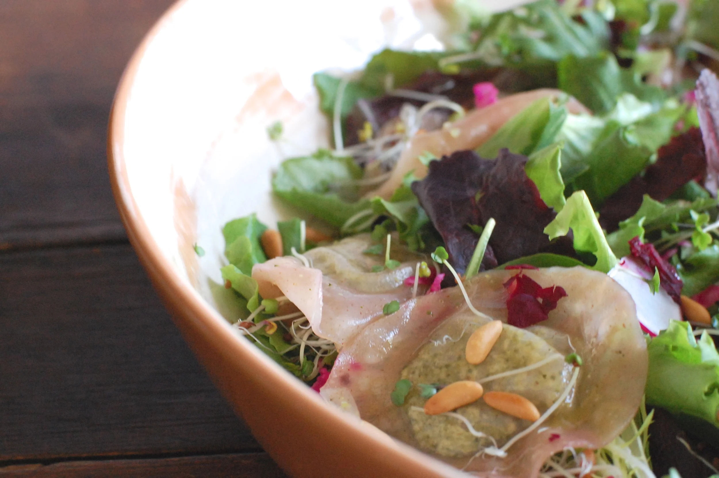 rice paper ravioli salad — dolly and oatmeal