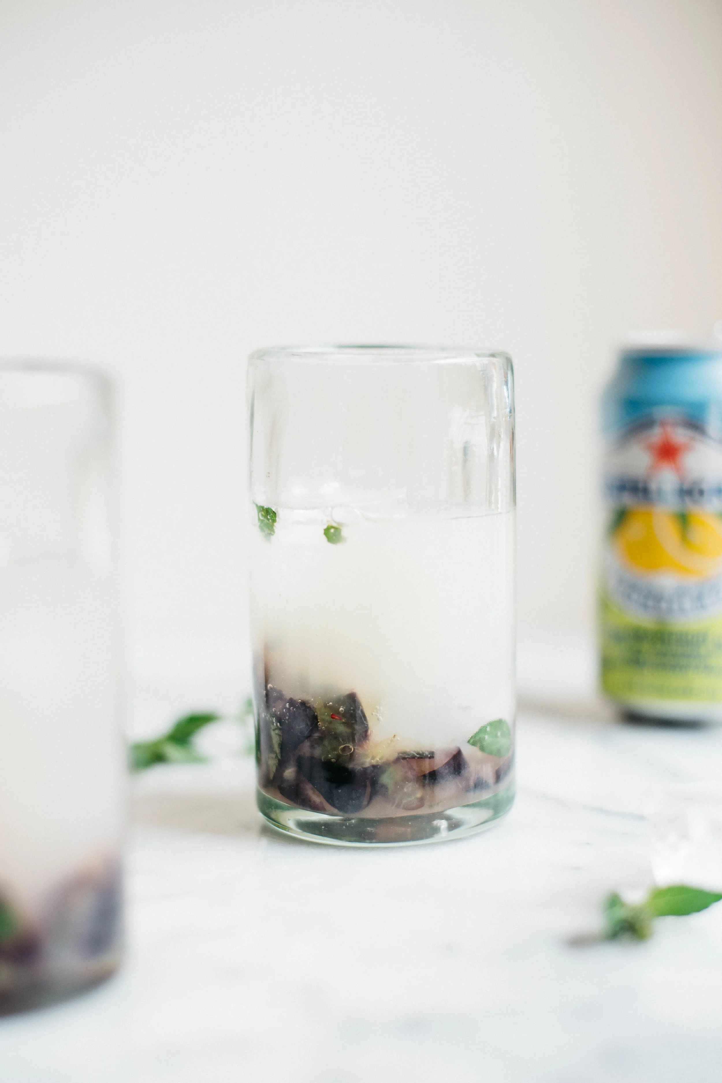 grapefruit + lime-grape cooler w/ crushed mint — dolly and oatmeal