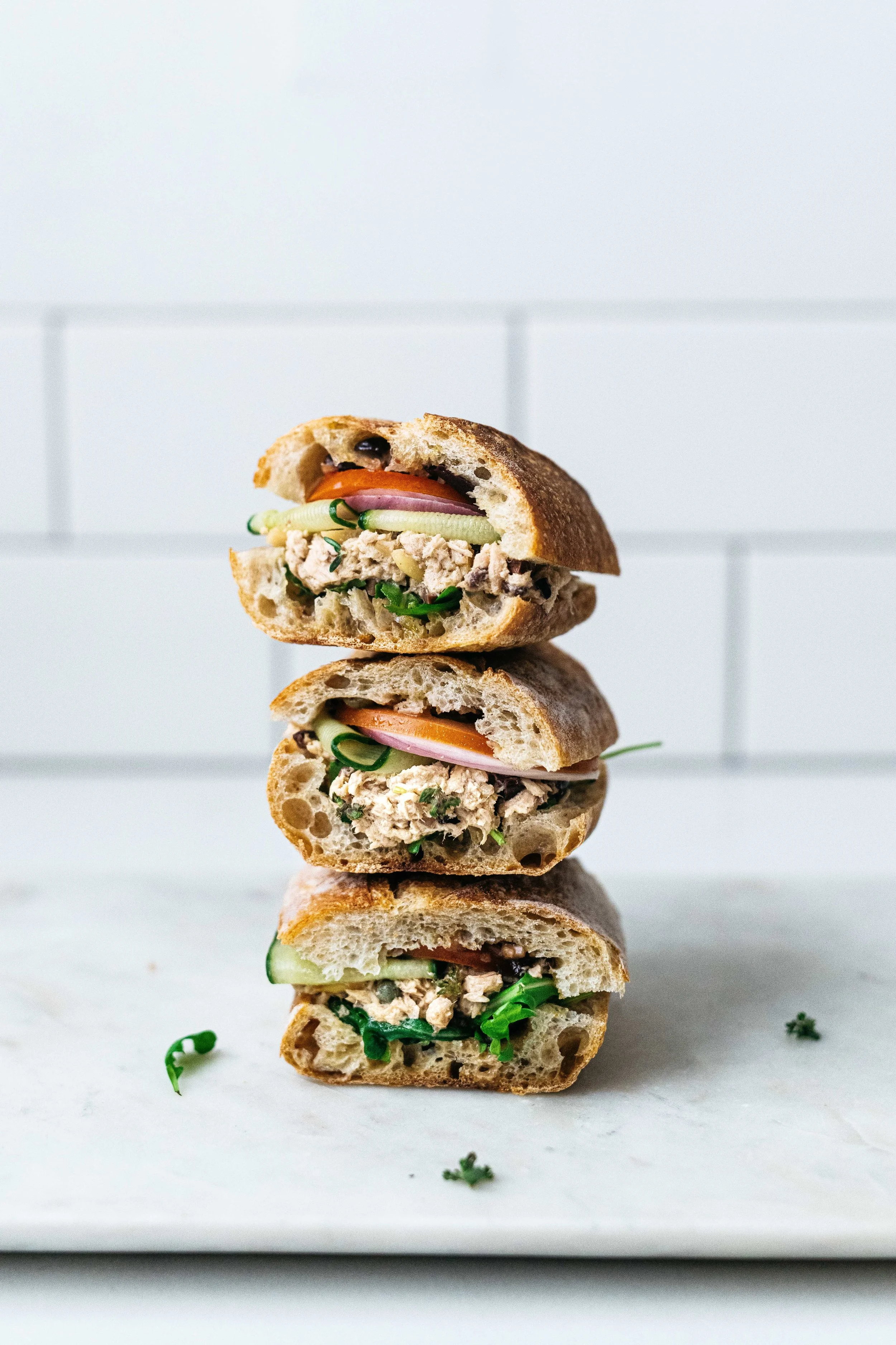 BEACH-READY NIÇOISE SANDWICH (AKA PAN BAGNAT) — dolly and oatmeal