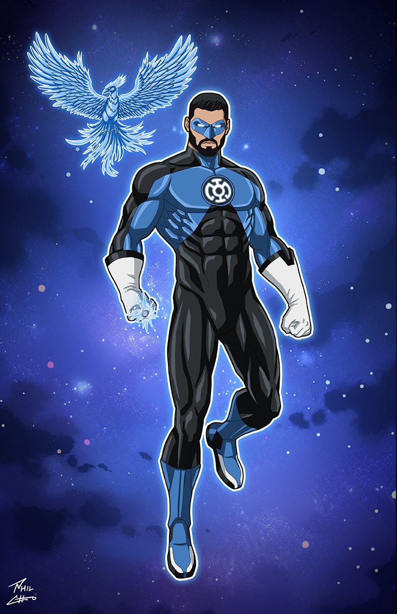 Blue Lantern Jon Eriksen commission — Phil Cho