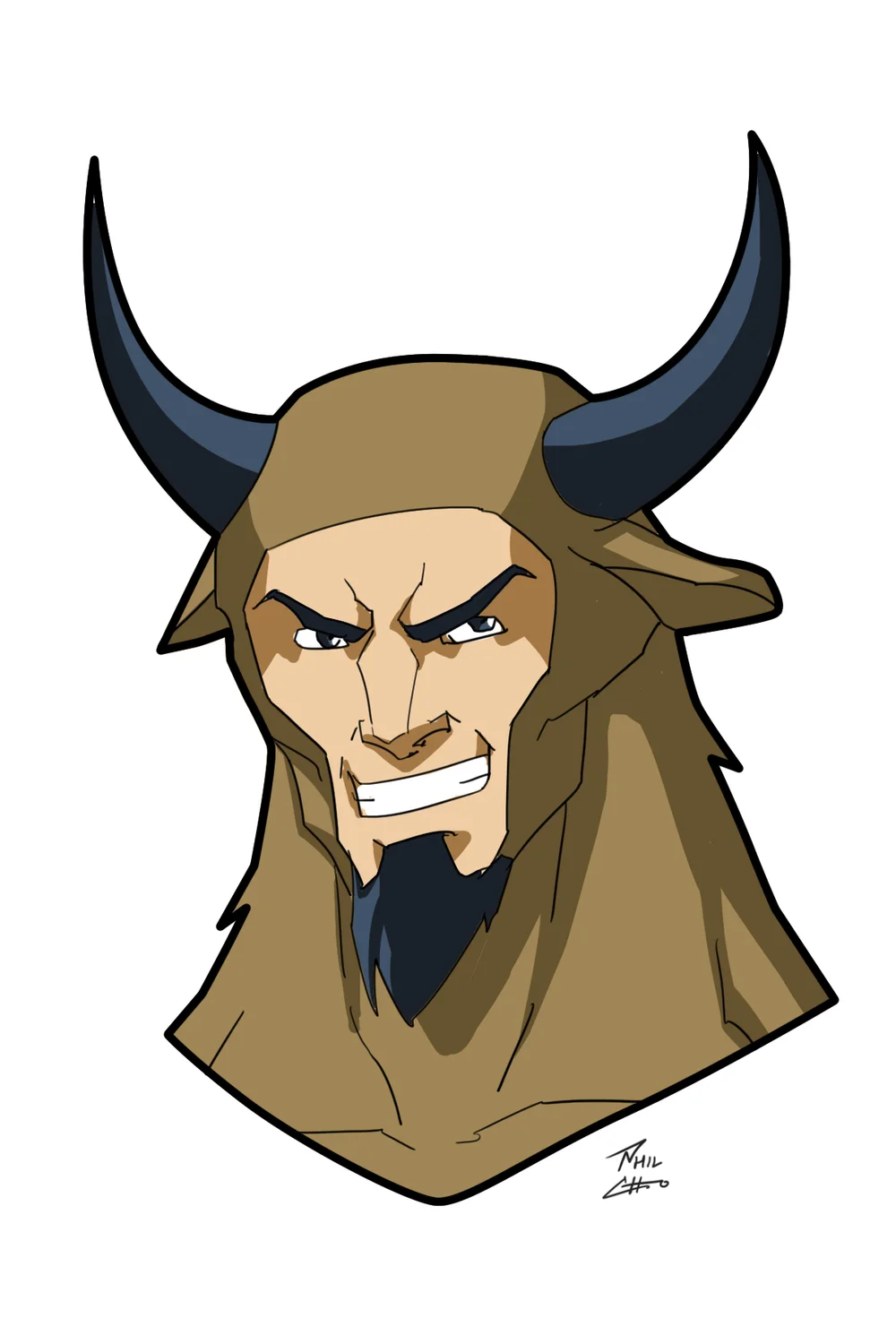 B-Grade Villain Head Hust Commissions — Phil Cho