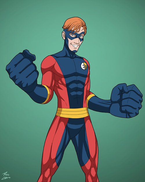 Elastic Man (Earth-27) commission — Phil Cho