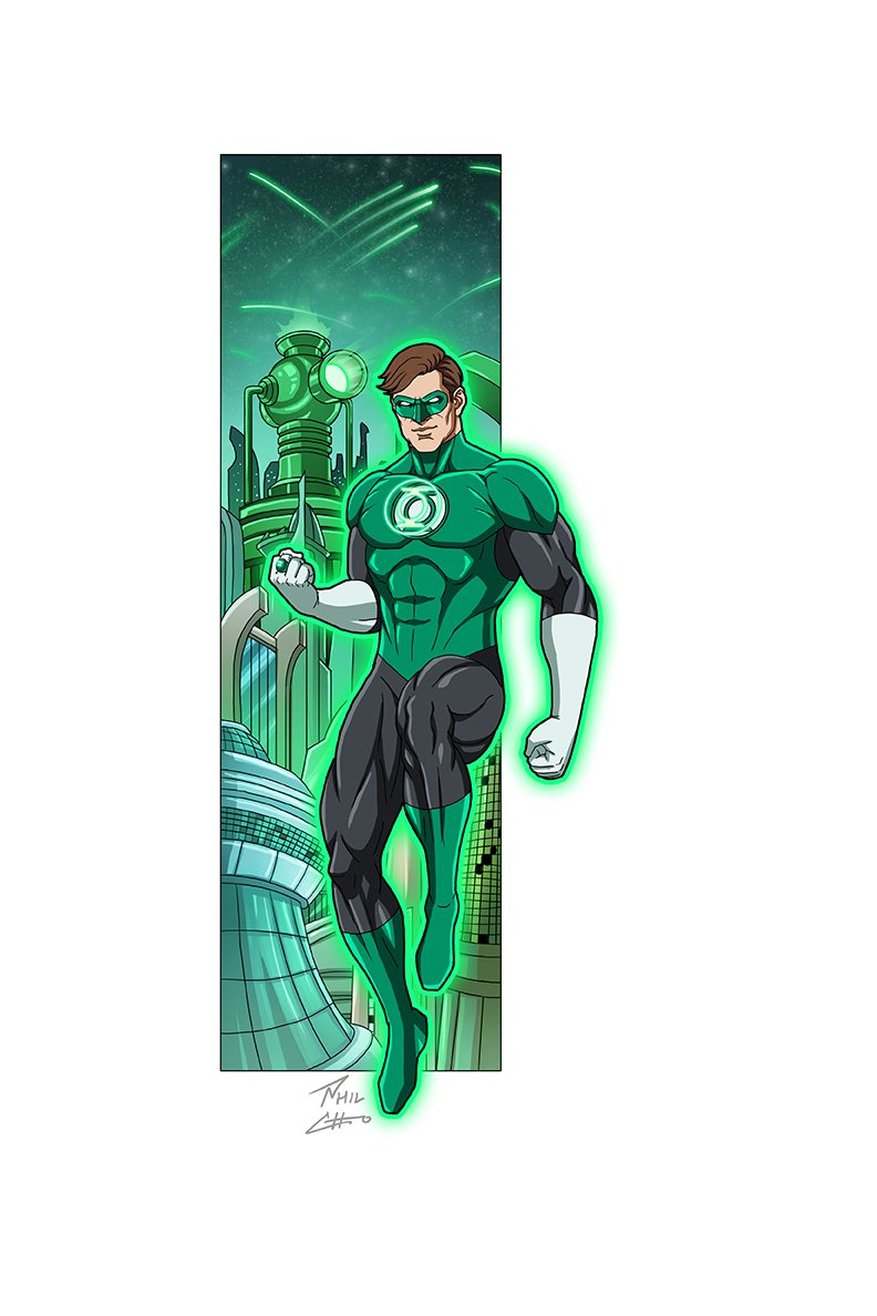 Green Lantern fan art (philchoart.com) : GreenLanternCorps