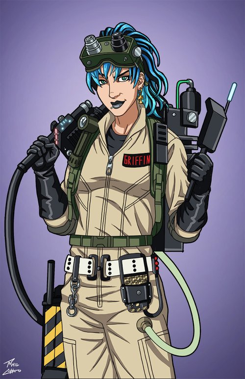 Kylie Griffin [Ghostbuster] (Earth-27) commission — Phil Cho
