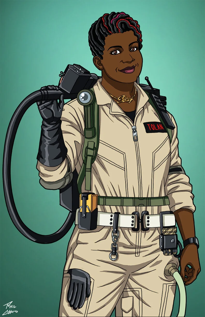 Patty Tolan [Ghostbuster] (Earth-27) commission — Phil Cho
