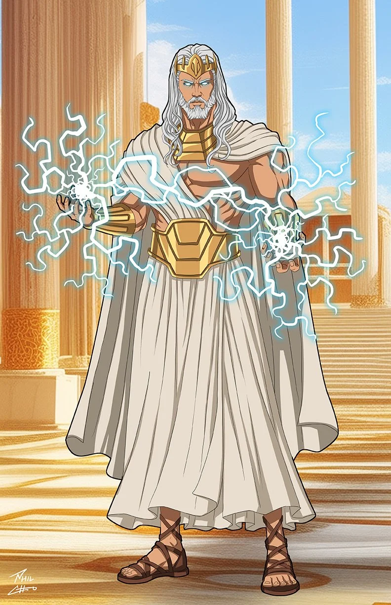 Zeus (DC Comics) commission — Phil Cho