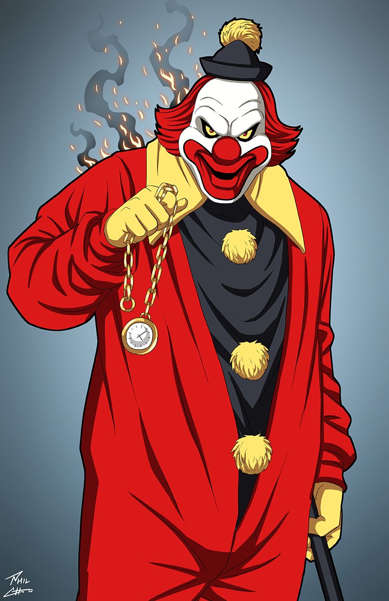 Ghost Clown (Earth-27) commission — Phil Cho