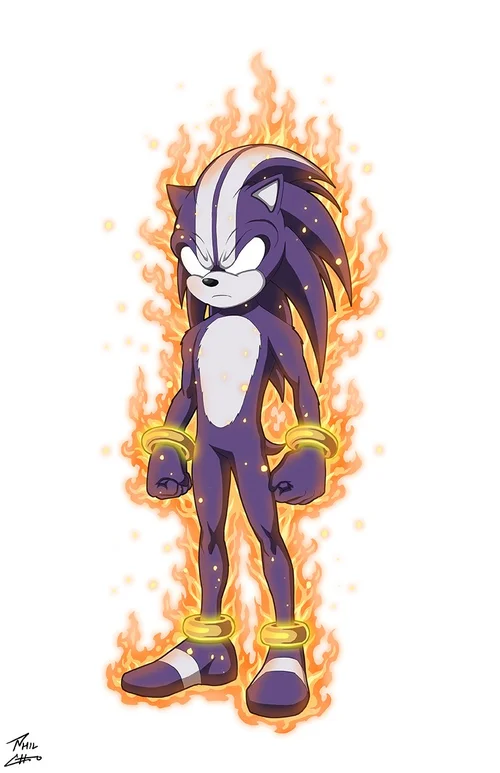 Dark Spine Sonic commission — Phil Cho