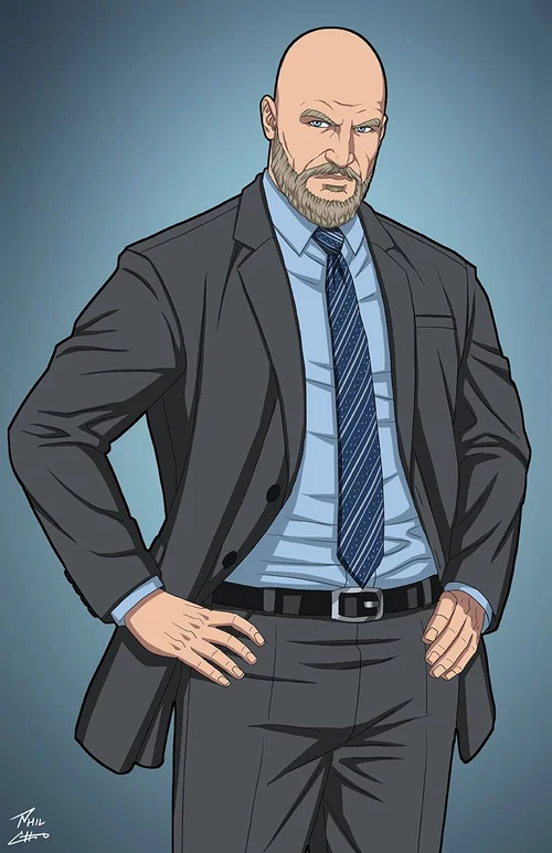 Obadiah Stane (Earth-27M) commission — Phil Cho