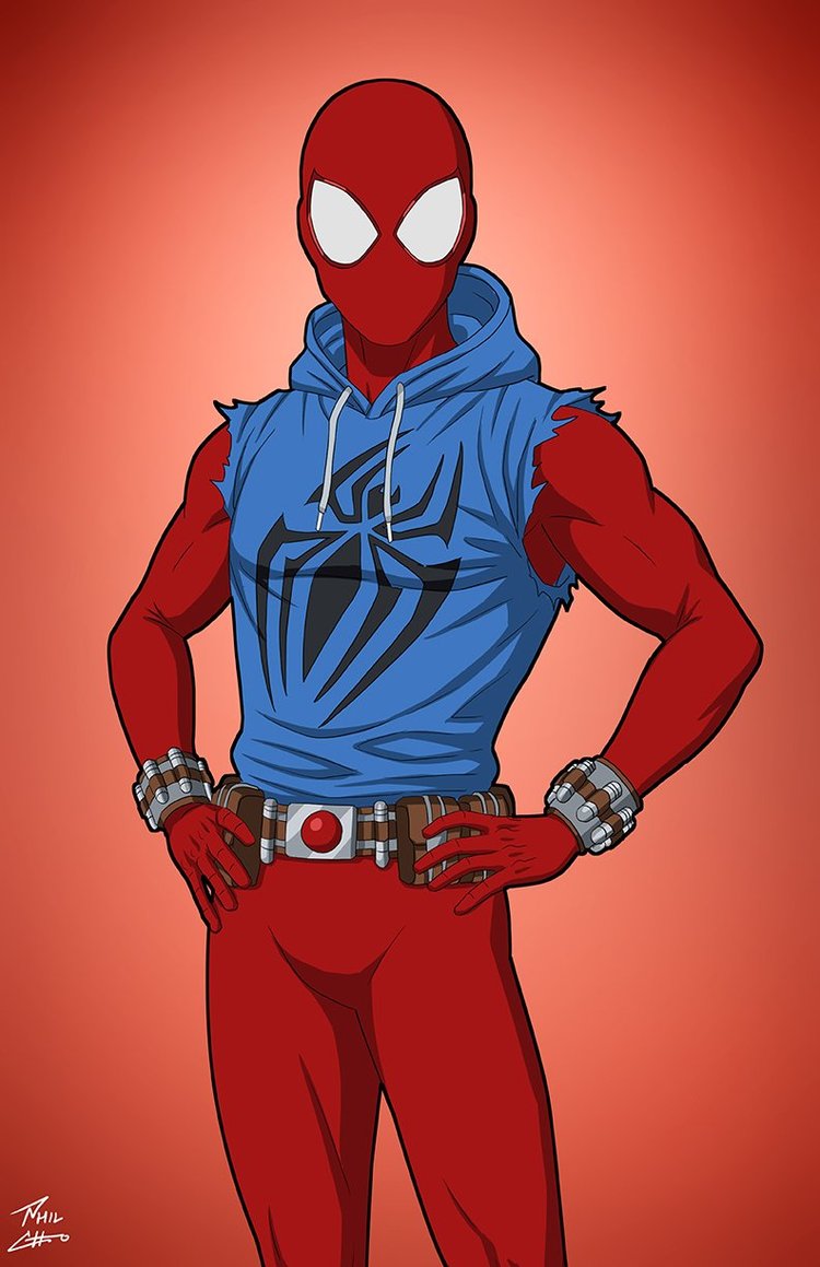 Scarlet Spider (Earth-27M) commission — Phil Cho