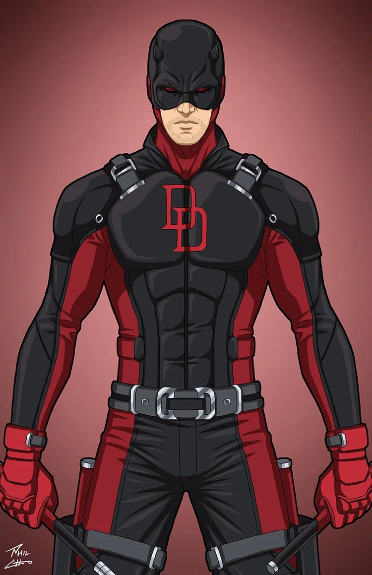 Daredevil [Dark Devil] (Earth-27M) commission — Phil Cho