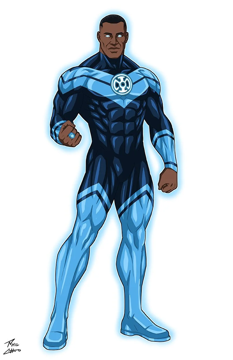 Blue Lantern John Stewart commission — Phil Cho