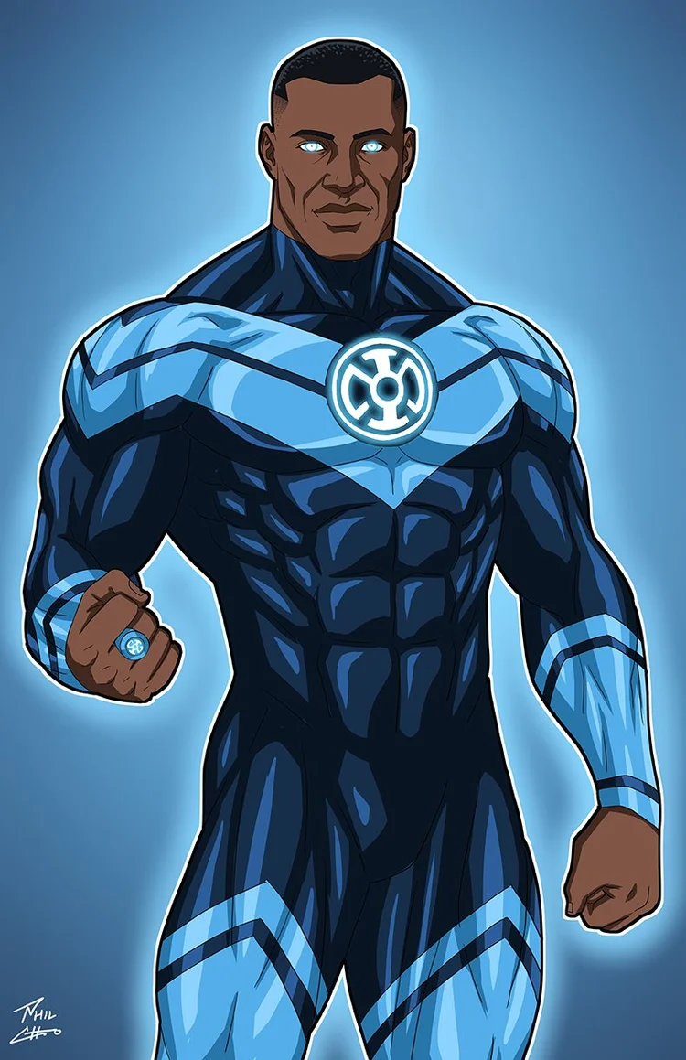 Blue Lantern John Stewart commission — Phil Cho