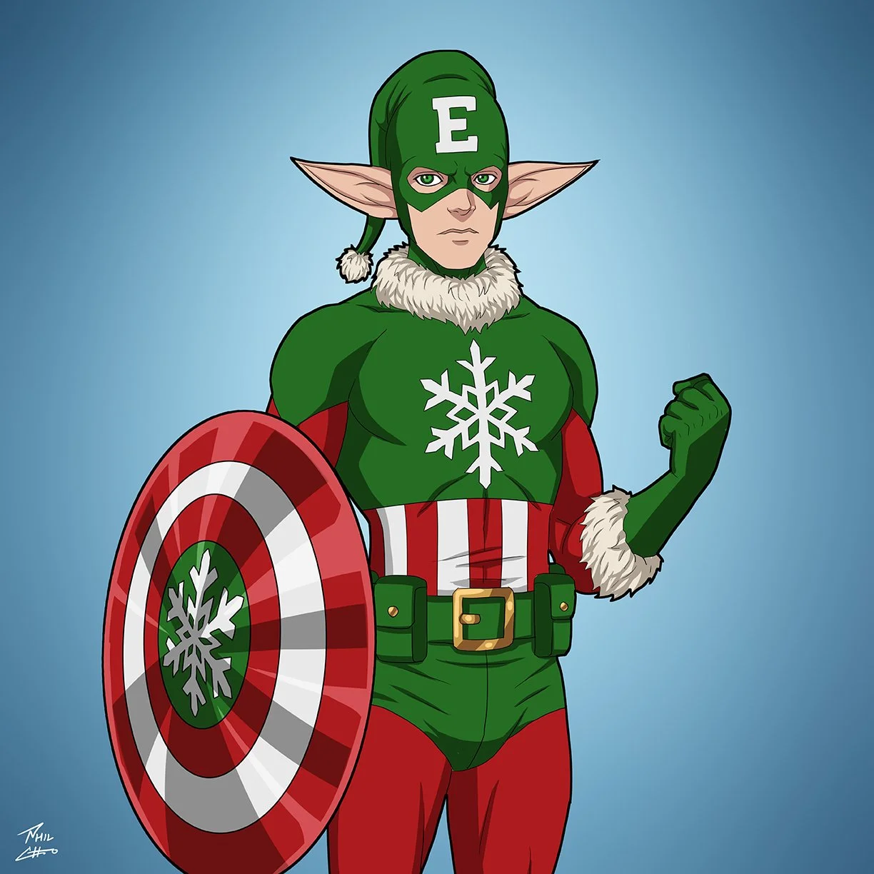 Captain Elf (Earth-27) commission — Phil Cho