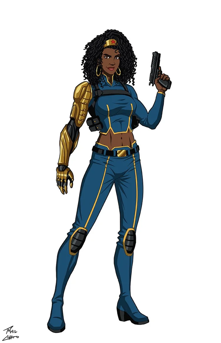 Nubia Knight (DC/Marvel Amalgam) commission — Phil Cho