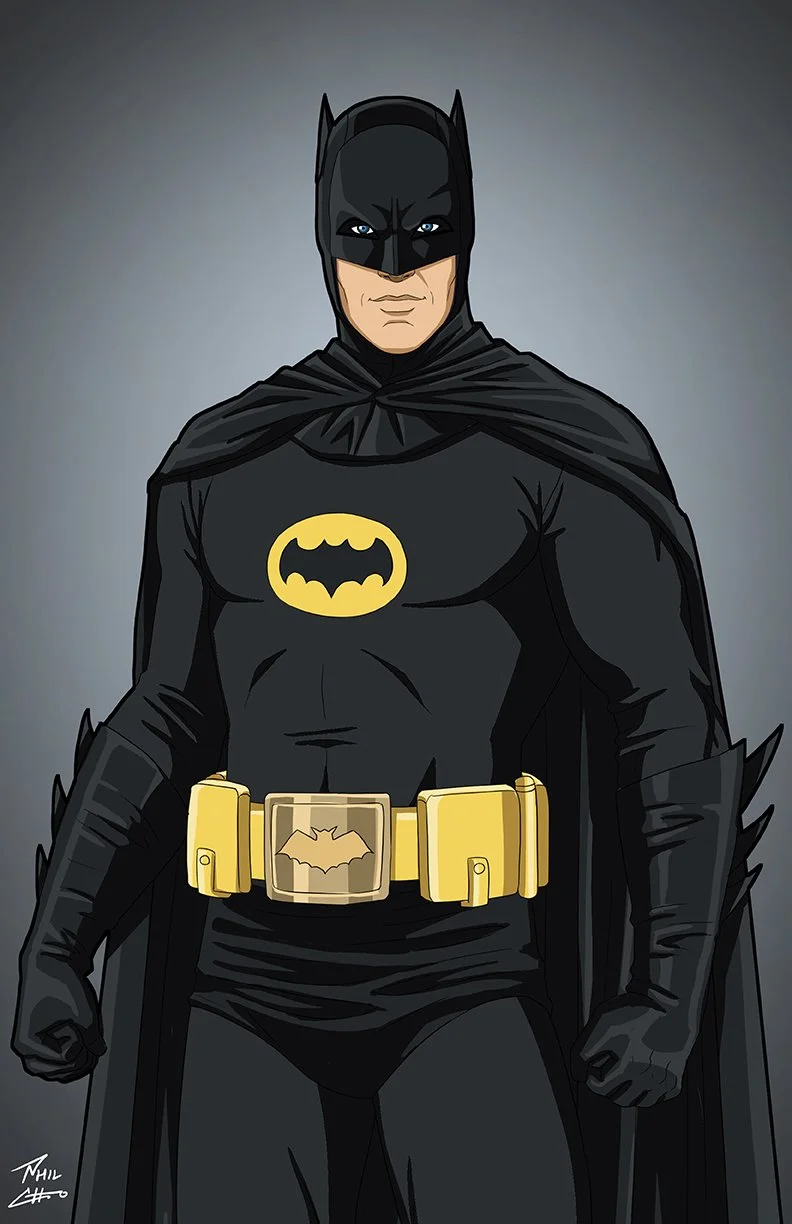 Batman (Adam West) Black Batsuit — Phil Cho