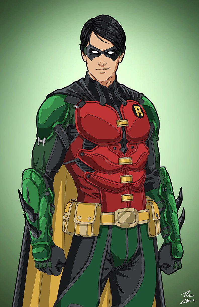 Robin (Arkham Origins) Red and Green — Phil Cho