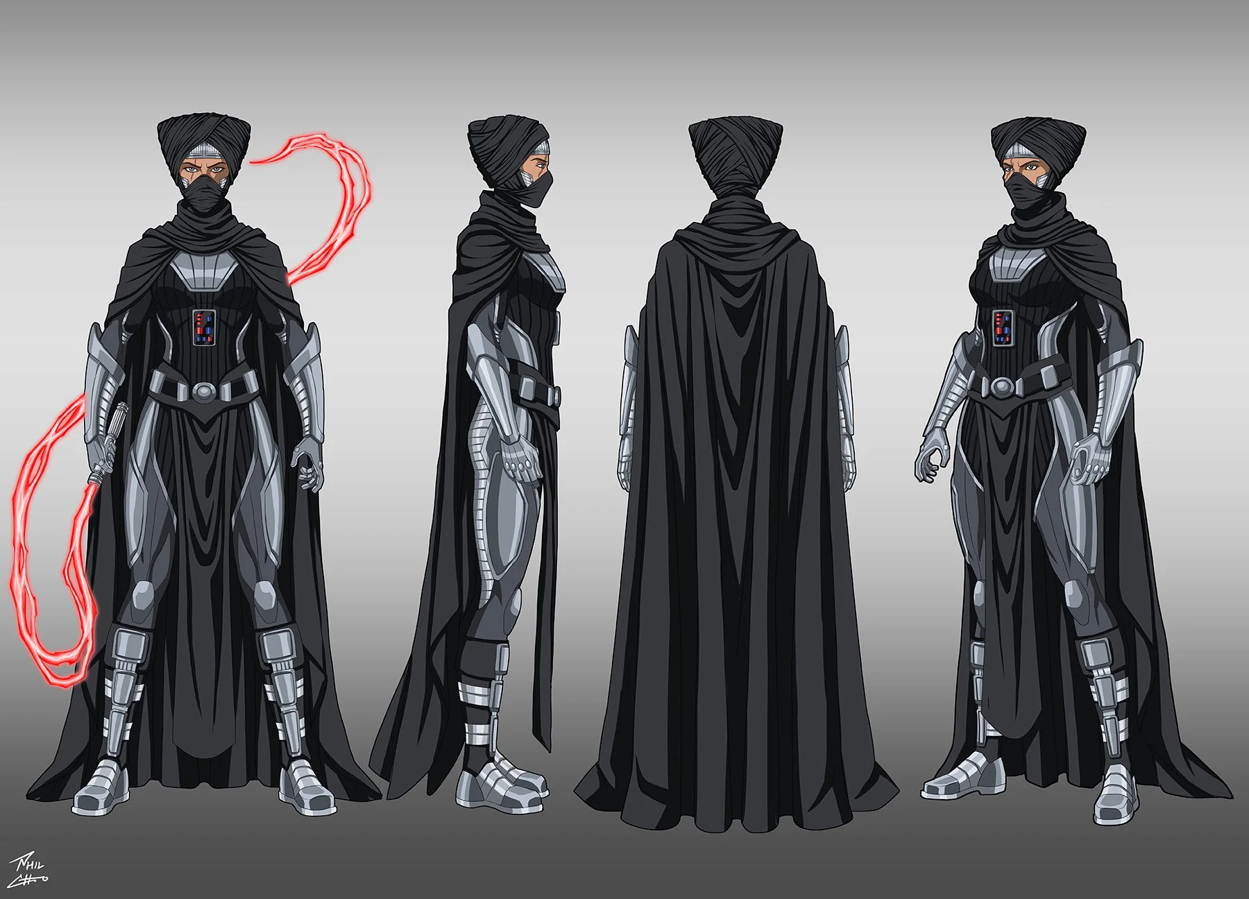 Lumiya character sheet commission — Phil Cho