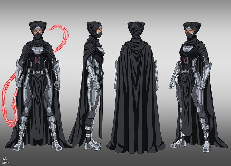 Lumiya character sheet commission — Phil Cho