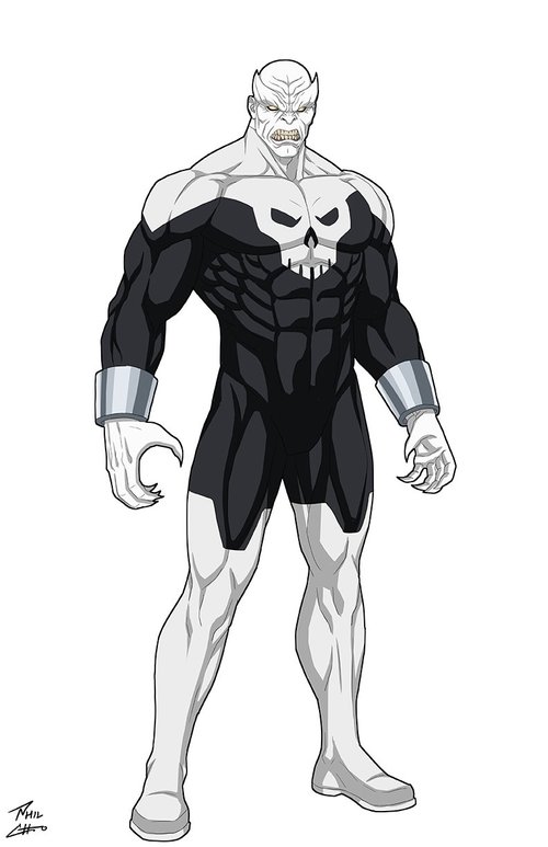 Ace of Death (DC/Marvel Amalgam) commission — Phil Cho