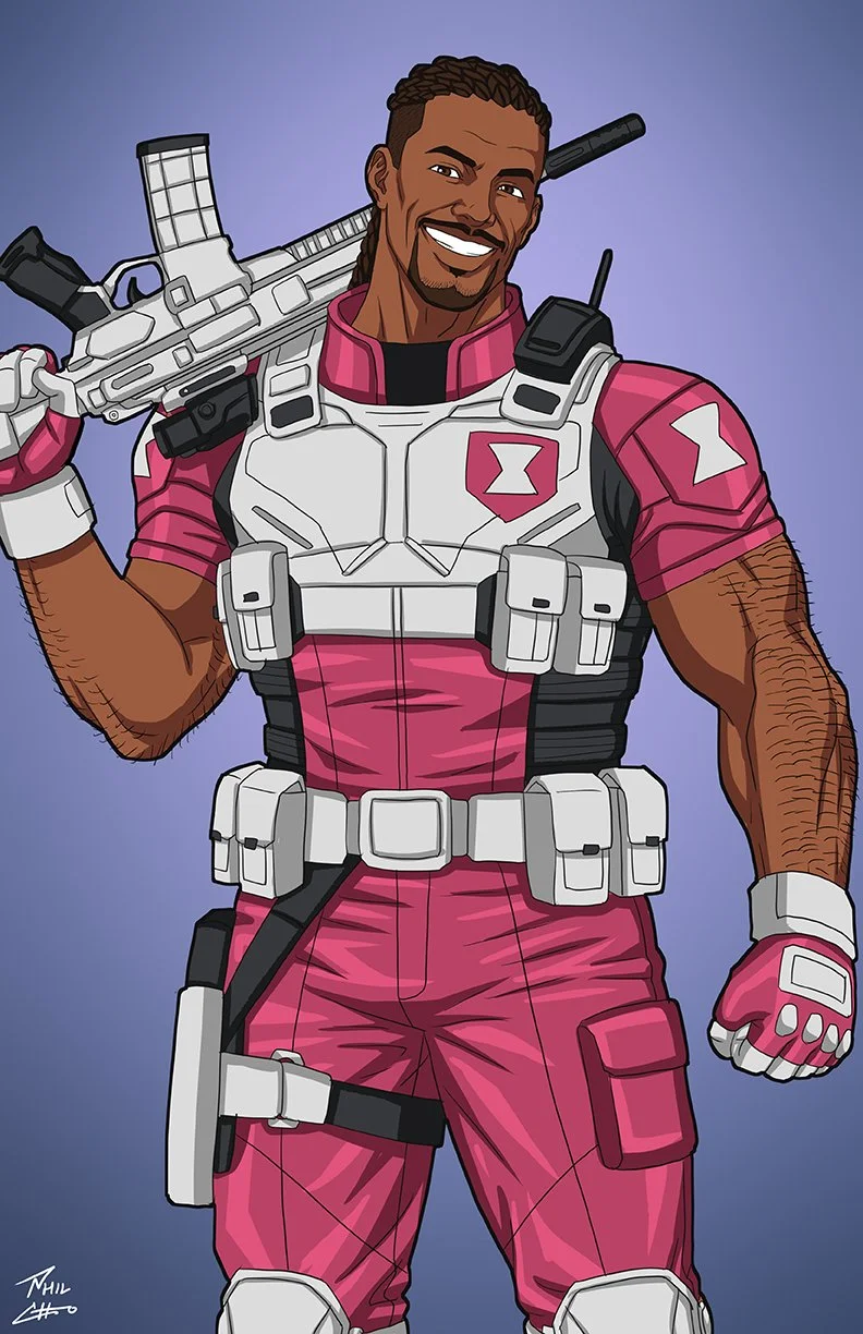 Leslie 'Rocky' Davis (Earth-27) commission — Phil Cho