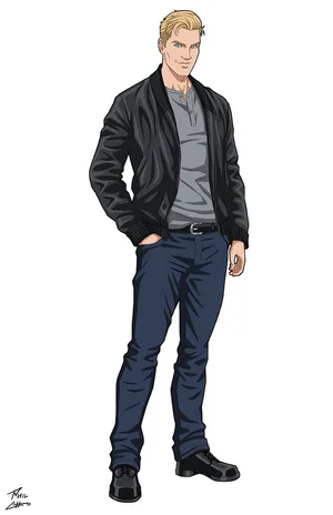 Jason Hawkins OC commission — Phil Cho