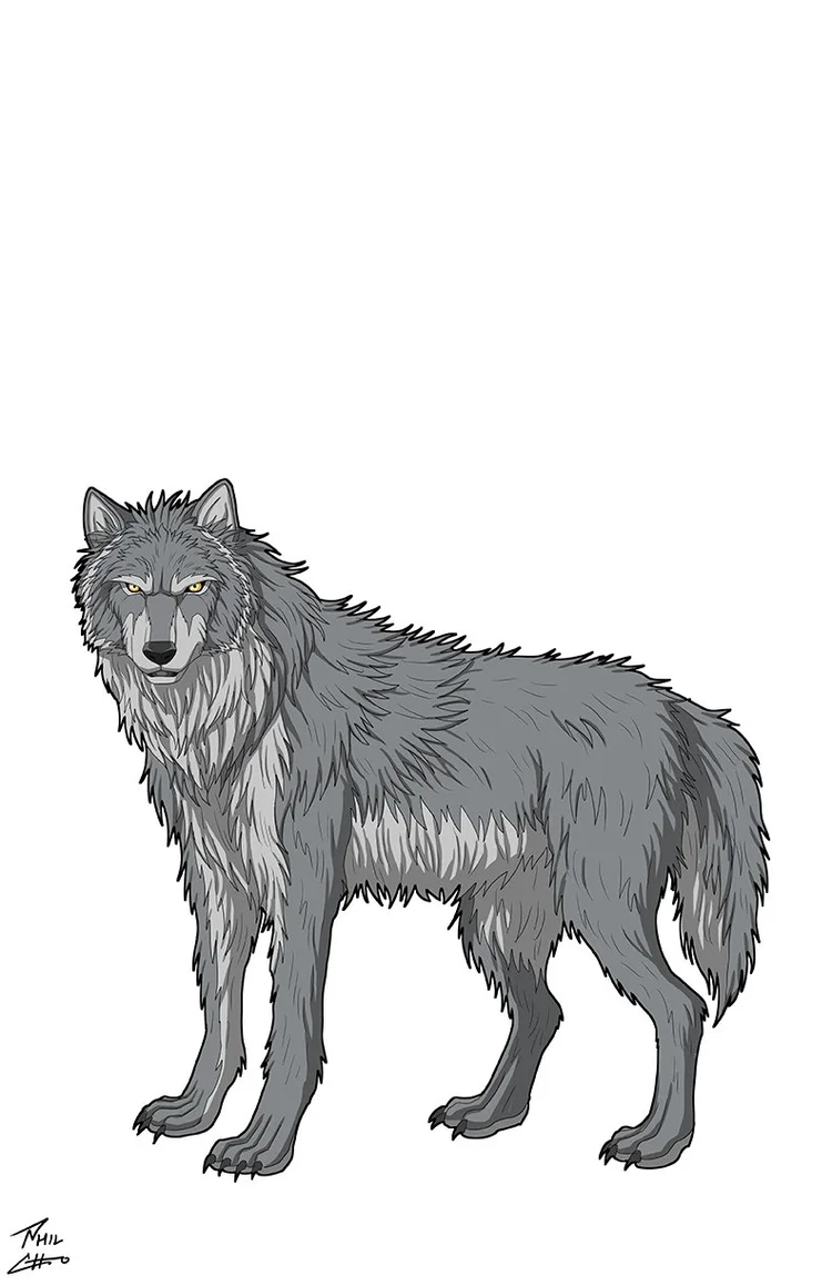 Jake Monroe [wolf form] OC commission — Phil Cho